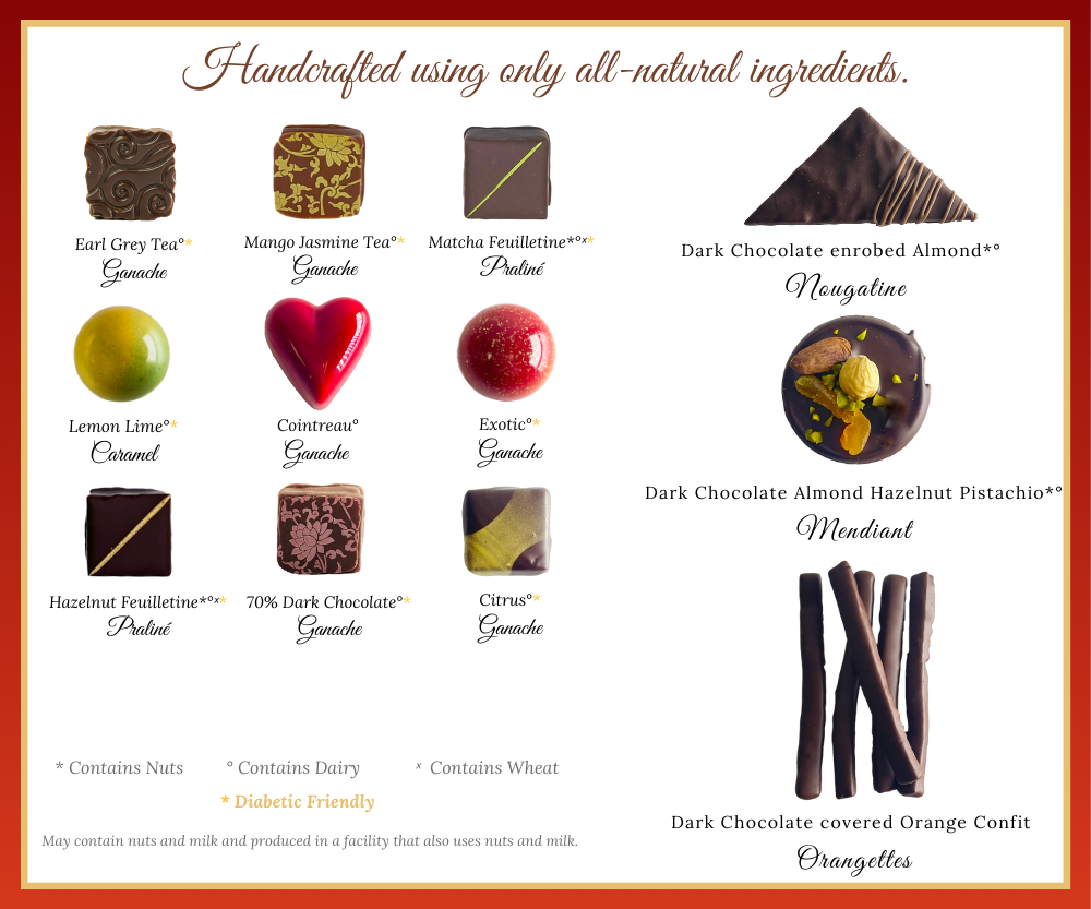 Year of the Dragon Chocolate Gift Box 46 Piece – Francium Chocolate™